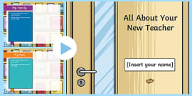 Meet the Teacher: Getting to Know You PowerPoint - Twinkl