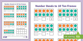 Ten Frame Loop Cards