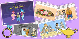 FREE! - Aladdin Page Borders (teacher made)