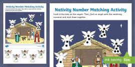 Nativity Shadow Matching Worksheet / Worksheet- nativity, shadow, matching