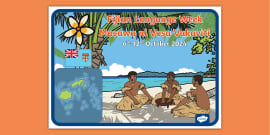 Fijian Language Week Colours Poster (teacher made) - Twinkl
