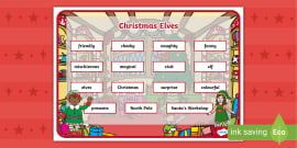 Christmas Words Mat | Primary Resources