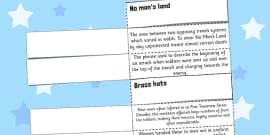 WW1 KS2 Weapons Interactive Visual Aid - Primary Resources