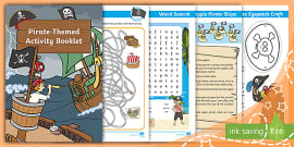 Pirate Themed A4 Sheets (teacher made)