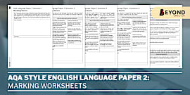 AQA English Language Paper 2 Question 4 Model Answer Beyond