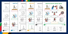 Sports Flashcards | Olympics | Twinkl (teacher made)