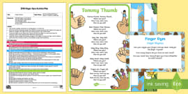 Here's the Church Finger Rhyme - Twinkl