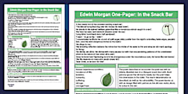 Edwin Morgan One-Pager: Trio
