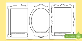 Leaflet Template - writing template, writing aid, leaflets