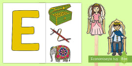 Povestea literei e | Teacher made | Twinkl RO (teacher made)