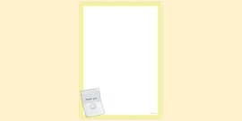 FREE! - Simple Blank Page Border Magic | Page Borders | Twinkl
