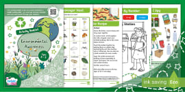 Science: The Environment Homework (teacher made) - Twinkl