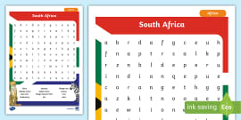 KS1 South Africa Fact File - Twinkl - Geography - Twinkl