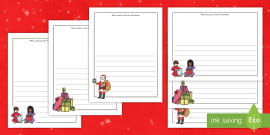 Christmas Uppercase Letter Tracing Activity (teacher made)