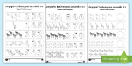 Word Tracing Worksheet | isiXhosa I Wild Animals - Twinkl
