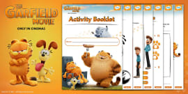 FREE! - Baby Garfield Colouring Pages | The Garfield Movie | Twinkl