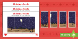 Giant Christmas Jigsaw Puzzle - Christmas Puzzles - Twinkl