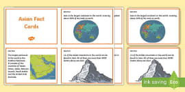 South America Fact Cards (teacher made)