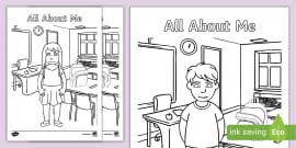 School-Themed Colouring Pages (teacher made) - Twinkl