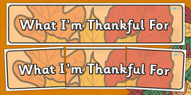 Ready Made Thanksgiving Display Pack (teacher made)