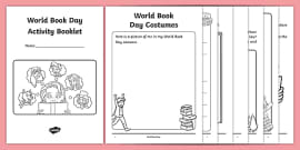 World Book Day Characters - Description Worksheets for Kids