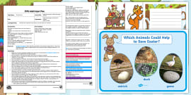 EYFS Natural Easter Egg Designs Adult Input Plan and Resource Pack