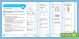 Year 1 Maths Assessment Pack Term 1 (teacher made) - Twinkl