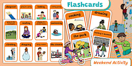 Weekend Activities Word Mat