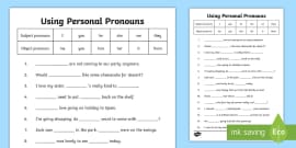 KS2 Pronouns PowerPoint (teacher made)
