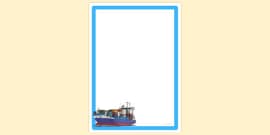 FREE! - Rocket Ship Page Border | Page Borders | Twinkl