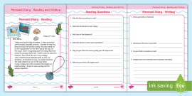 My Town - ESL Beginner Reading and Writing (teacher made)