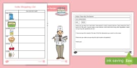 Ingredients Word and Picture Cards (teacher made) - Twinkl