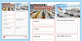 About Germany for Kids - Germany Fact File (teacher made)