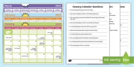 Editable 2022 Calendar - Printable Resources (teacher made)