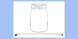 Empty Jar Template | Primary Resources | Twinkl