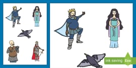 Branwen Characters Stick Puppets | Twinkl Resources - Twinkl