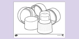 Flask Colouring Sheet | Colouring Sheets (teacher made)