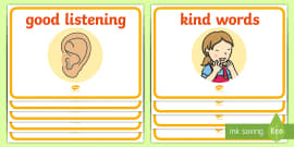 The 5Ls of Listening Display Poster (teacher made)