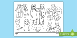 Friendship Colouring Pages | Colouring Pages for Kids