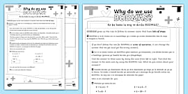 BODMAS Poster - Sepedi (Teacher-Made) - Twinkl