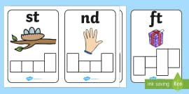 Split Digraph Phoneme Frames (teacher made)