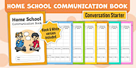 Home School Communication Book Primary