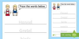Hansel and Gretel Story Map Sequencing Activity - Twinkl