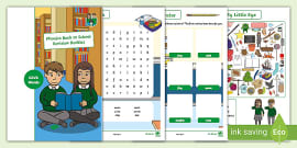 Back to School Phonics Level 2 Revision Booklet: s, a, t, p, i, n, m, d ...