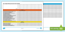 2014 National Curriculum Year 2 English Writing Assessment Group Checklist