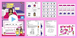 'x' phoneme Lesson Plan Level/Phase 3 Wk1L4 - Twinkl Phonics