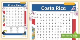 KS2 Costa Rica Research Activity (profesor hizo) - Twinkl
