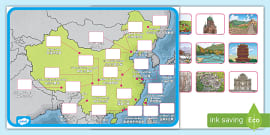 * NEW * China Landmarks Flash Cards (teacher made) - Twinkl