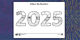 2025 Mindfulness Colouring Sheet (teacher made) - Twinkl