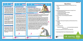KS1 Mother's Day Differentiated Reading Comprehension Activity